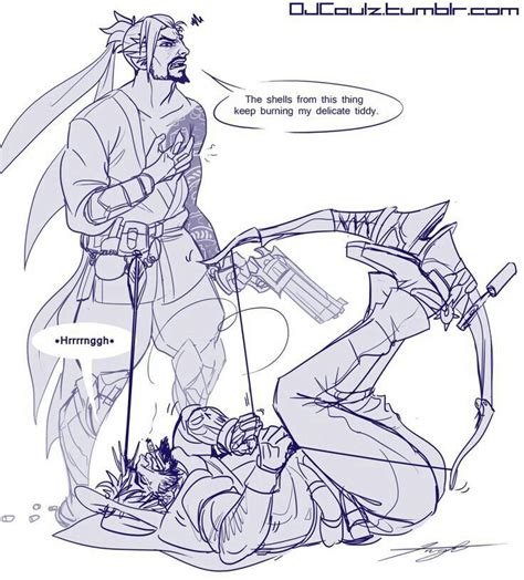 Pin By Zenyatta On Cassidy X Hanzo Overwatch Overwatch Comic Overwatch Fan Art