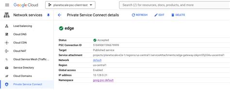 Set Up Gcp Private Service Connect With Planetscale Managed — Planetscale Documentation