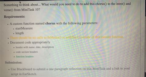 Solved Please Answer Question In Python Using Earsketch Chegg