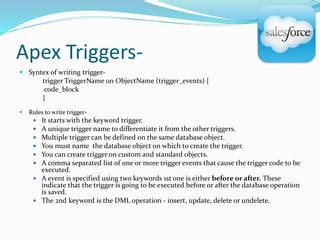 Introduction To Apex PPTX