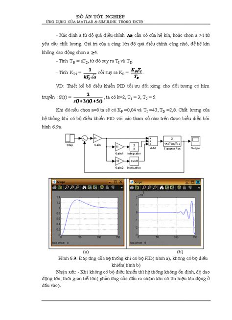 Ứng Dụng Phần Mềm Matlab Simulink để Khảo Sát Các Chỉ Tiêu Chất Lượng
