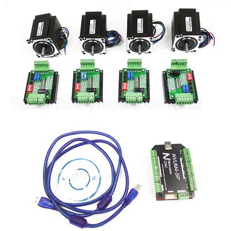 Top Grade CNC Mach USB Axis Kit Pcs TB Stepper Driver Mach USB Stepper Motor