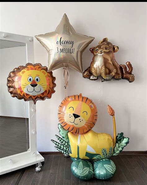 Пин на доске Balloons в 2024 г Гелиевые шары Первые дни рождения Украшения