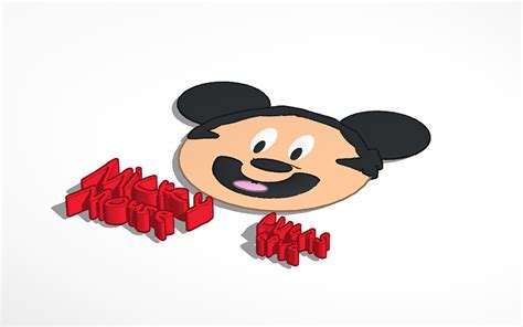 3d Design Mickey Mouse Tinkercad