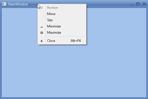 Dxwindow Allowsystemmenu Property Wpf Controls Devexpress Documentation