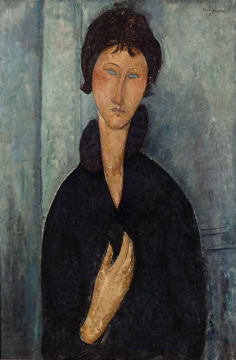 Woman With Blue Eyes Amedeo Modigliani