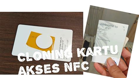 Duplikasi Cloning Kartu Access Tag Nfc Card Dengan Mifare Classic