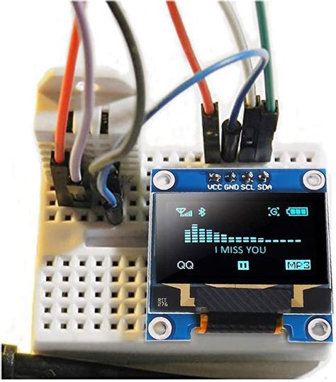 Aceirmc 4pcs 096 Inch Oled Module 12864 128x64 Ssd1315 Driver Iic I2c Serial Self Luminous