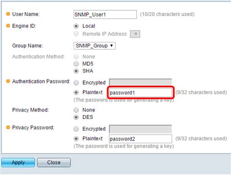 Configure Simple Network Management Protocol Snmp Users On A Switch
