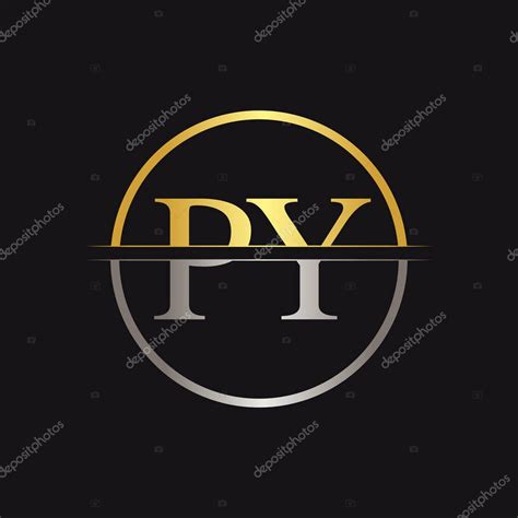 Monograma Inicial Carta Py Logo Design Vector Template Dise O Del Logotipo De La Carta Py