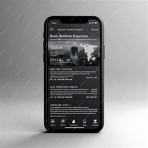 Premium Photo Mobile App Layout Design Of Investment News Notification App Clean And
