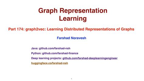 Part174 Graph2vec Learning Distributed Representations Of Graphs Youtube