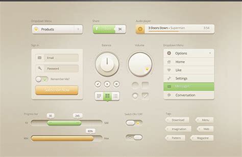 10套超漂亮的bootstrap Ui Kit已转html格式 设计达人
