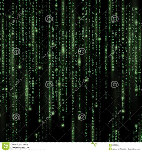 Code Stock Vector Illustration Of Illuminated Downloading 53619651