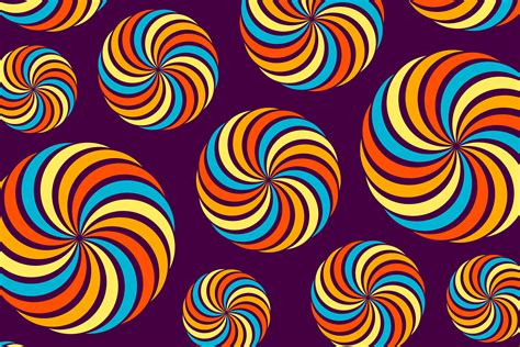 Colorful Spiral Pattern Vector Art Graphic By K For Kreative · Creative Fabrica