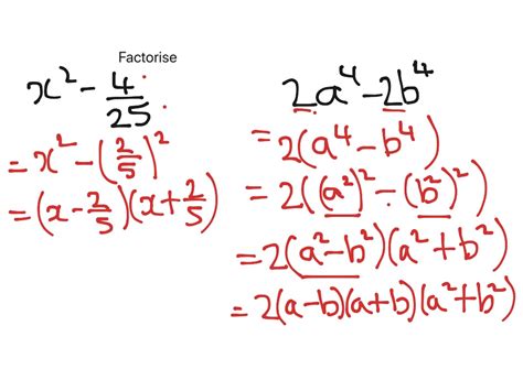 Factorising Using Dots 2 Math Showme