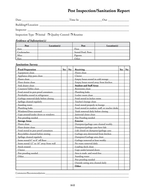 Printable Form For Termite Treatment Estimate Printable Forms Free Online