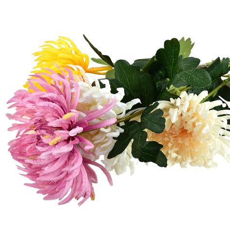 Sztuczna Chryzantema Gałązka 70 Cm Viridis Homeandyou