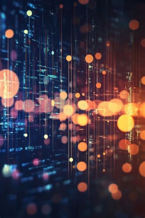 Dramatic Data Visualization With Realistic Graphic Elements Stock Illustration Illustration Of