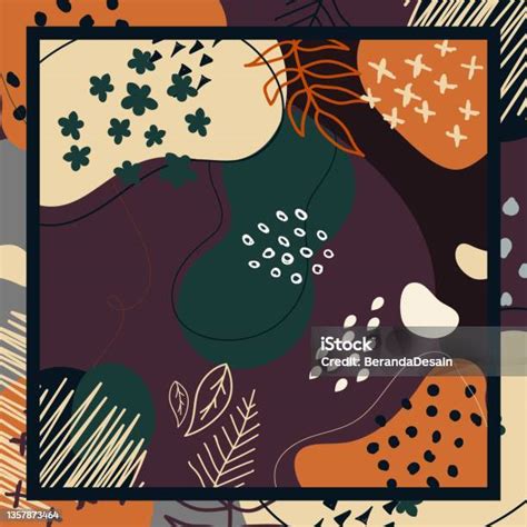 히잡 스카프 디자인 패브릭 또는 기타 제품을 위한 간단한 추상 패턴 0명에 대한 스톡 벡터 아트 및 기타 이미지 0명 가리기 겨자 Istock