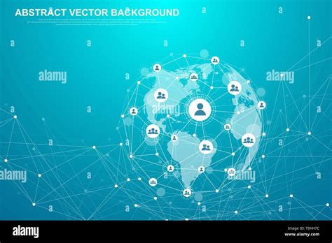 Networking Connection Concept Abstract Technology Global Network