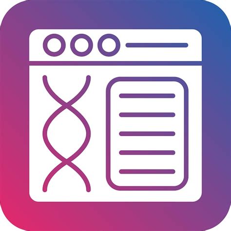 Premium Vector Vector Design Bioinformatics Icon Style