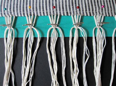 Diy Macrame Fringe Table Runner Driven By Decor