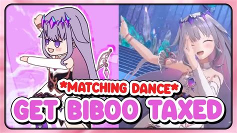 3d Biboo Matches The Biboo Tax Dance Perfectly 【hololive En】 Youtube