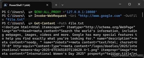 Powershell配置代理，并测试有效性powershell 设置代理 Csdn博客