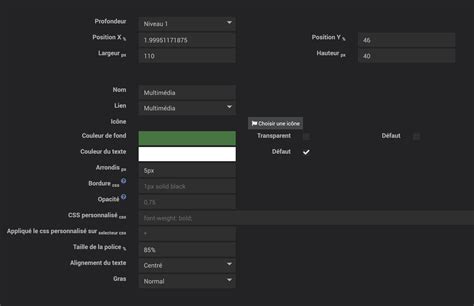 alignement vertical texte dans design lien design communauté jeedom