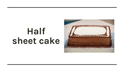 Quarter Cake Size
