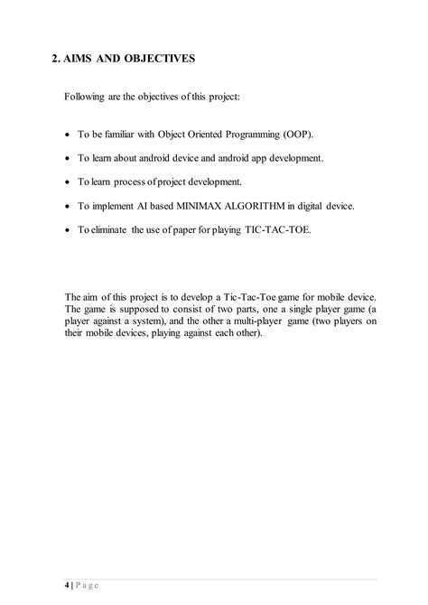 Mini Max Algorithm Proposal Document Pdf