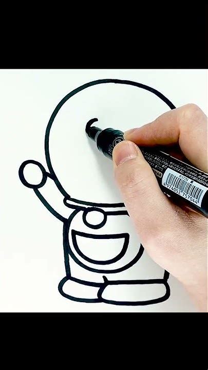 도라에몽 캐릭터 그림 쉽게 그리기 Shorts Youtube