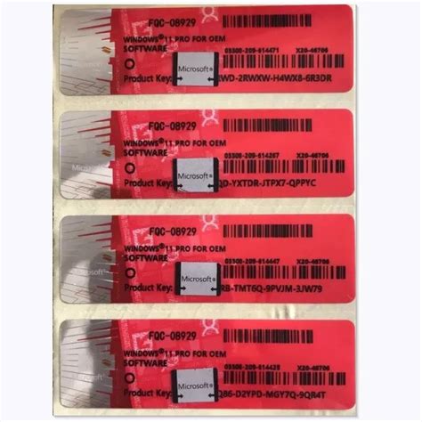 Software Genuine Microsoft Windows 11 Pro Oem Key License Activation