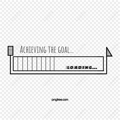 simple linear creative loading progress bar spa technology png