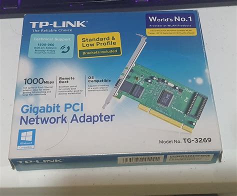 Tp Link Gigabit Pci Network Adapter Computers Tech Parts Accessories Networking On Carousell