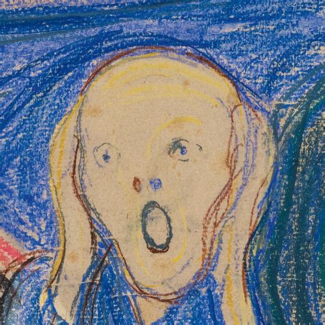 The Scream Pastel On Cardboard By Edvard Munch A High Quality
