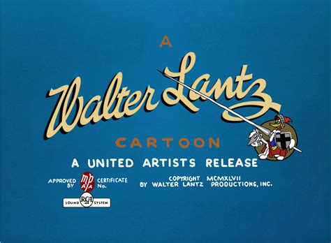 Walter Lantz Logo Walter Lantz New Funnies Issue 130
