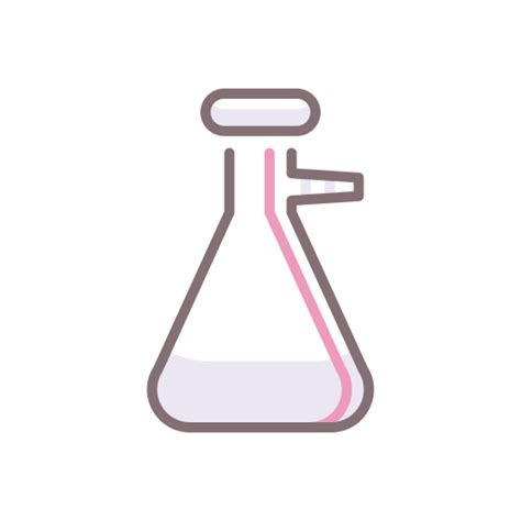 Sidearm Flask Erlenmeyer Chemical Chemistry Laboratory Equipment Icon Download On Iconfinder