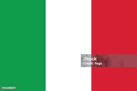 이탈리아 국기입니다 플래그 아이콘입니다 직사각형 플래그입니다 표준 색상 표준 크기 컴퓨터 일러스트레이션 디지털 일러스트레이션 벡터 일러스트 레이 션입니다 World