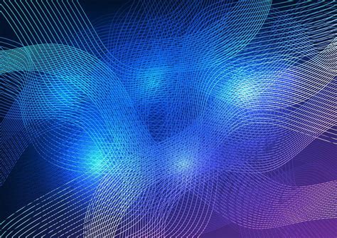 Abstract Technology Background Overlapping Curves Represent Big Data Technology That Is