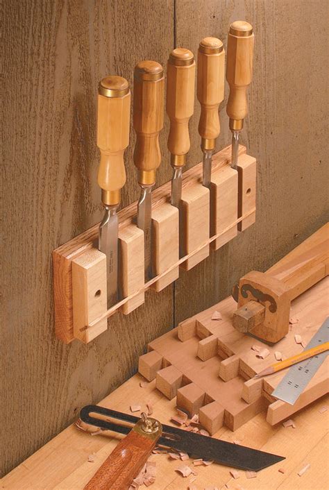 Chisel Rack Woodworking Project Woodsmith Plans