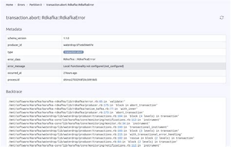 Features Karafka Framework Documentation