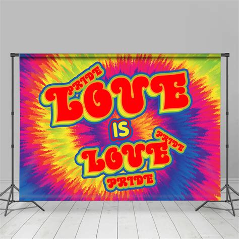 Love Is Love Pride Month Backdrop For Party Parade Lofaris