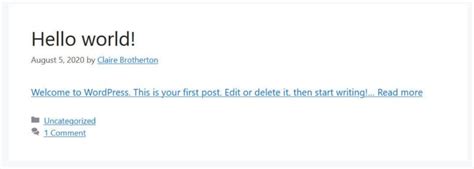 how to create wordpress excerpts and include links in them