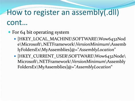 PPT Global Assembly Cache GAC PowerPoint Presentation Free Download ID