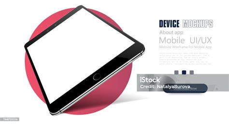 태블릿 프레임 덜 빈 화면 회전 된 위치 3d 등각 투영 예셀 태블릿 스마트 폰 원근 보기 인포그래픽 또는 프레젠테이션 Ui 디자인 인터페이스용 템플릿입니다 벡터 현실적인