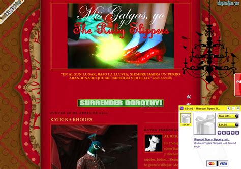 Mis Galgas Yo Y The Ruby Slippers Alguien Me Puede Ayudar Estas Cosas No Las Comprendo