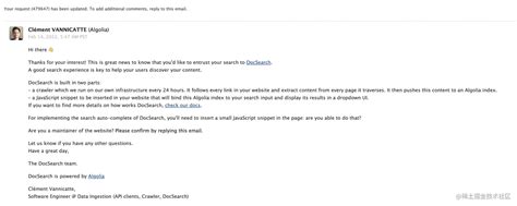 Vuepress 博客优化之开启 Algolia 全文搜索由于 Vuepress 的内置搜索只会为页面的标题、h2 、 掘金