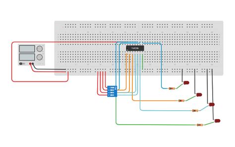 Circuit Design Grey To Binarycode Tinkercad